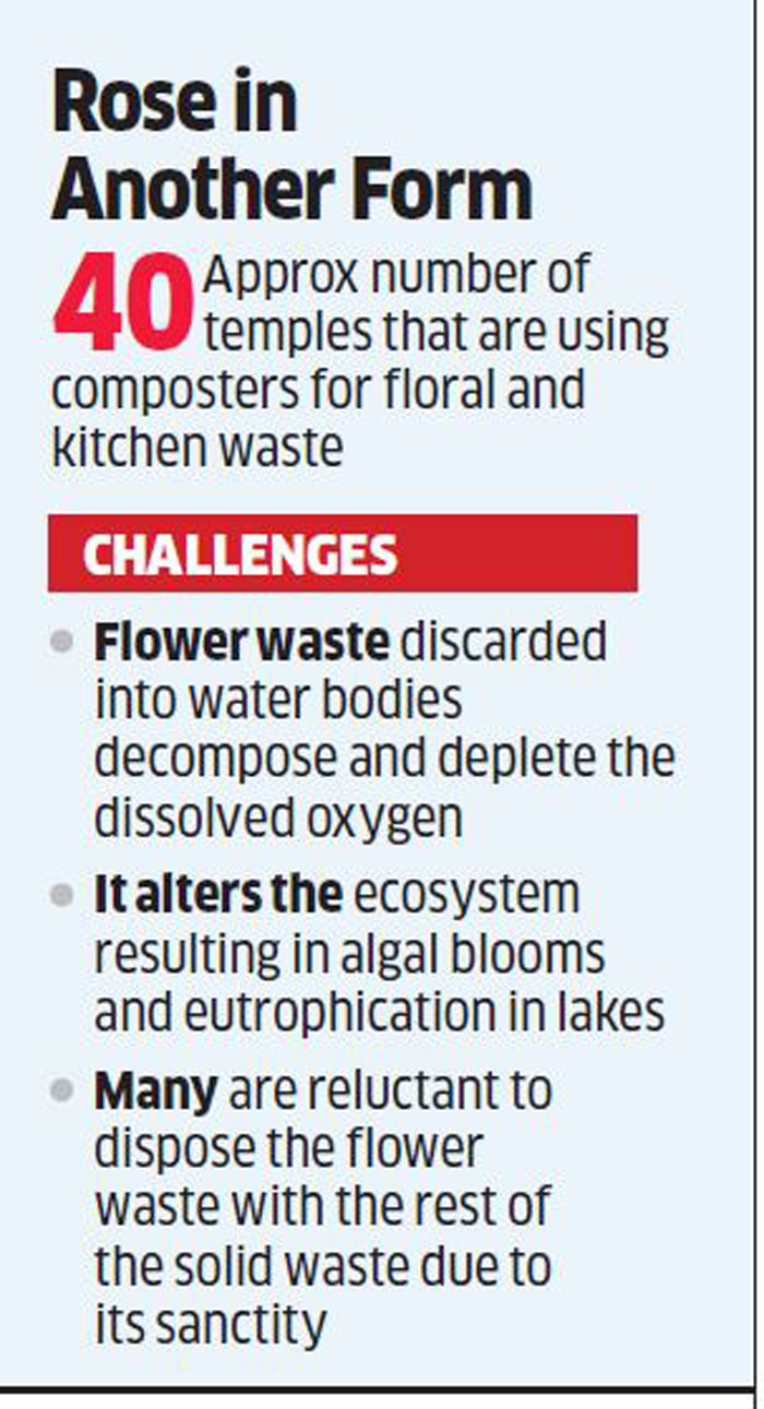 Floral waste: Moving to compost: Floral waste turns fertile ground for ...