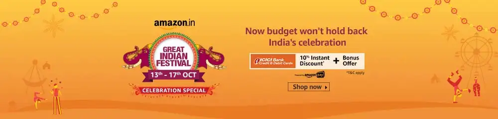 Amazon festival sale: Amazon Great Indian Festival 'Celebration Special ...