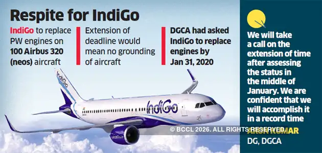 IndiGo likely to get more time to replace engines in A320 neos - The ...