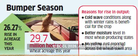 Wheat: India’s wheat production may touch all-time high - The Economic ...