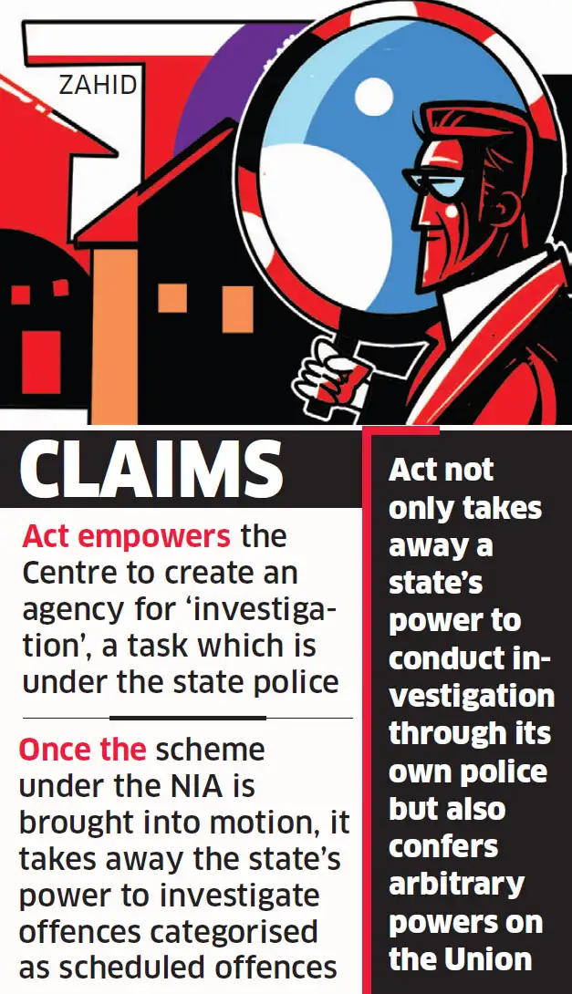 NIA Act unconstitutional, repeal it: Congress-ruled Chhattisgarh to SC ...