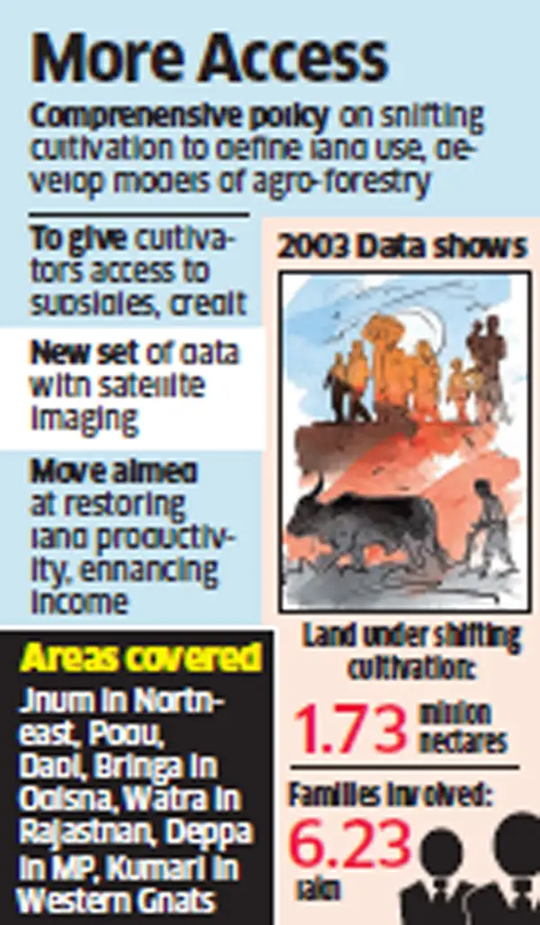 Shifting cultivation may soon get legal stamp - The Economic Times