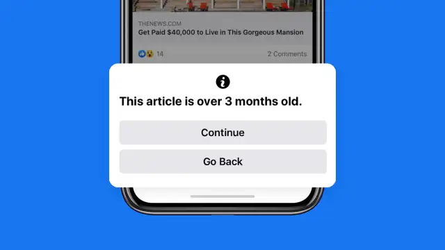 feed and stories: Facebook will prompt users when they try to share ...