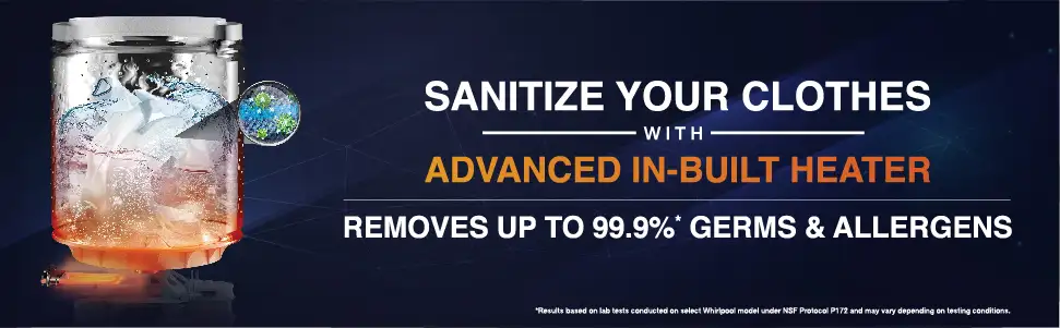 Acing laundry sanitising - Whirlpool top load washers armed with in ...