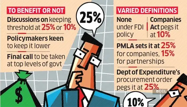 India may allow low threshold for beneficial owner under the new FDI ...