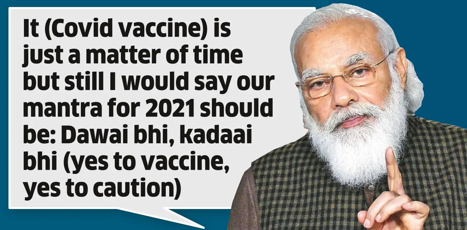 Covid vaccine in sight, but can’t lower our guard: PM Modi - The ...