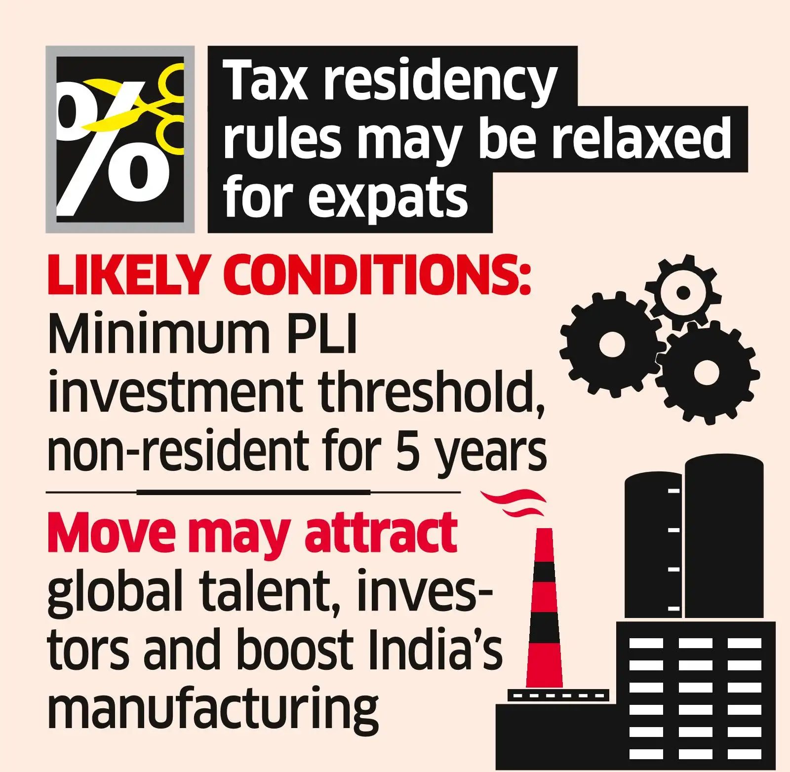 Tax relief likely for expats hired for PLI jobs - The Economic Times