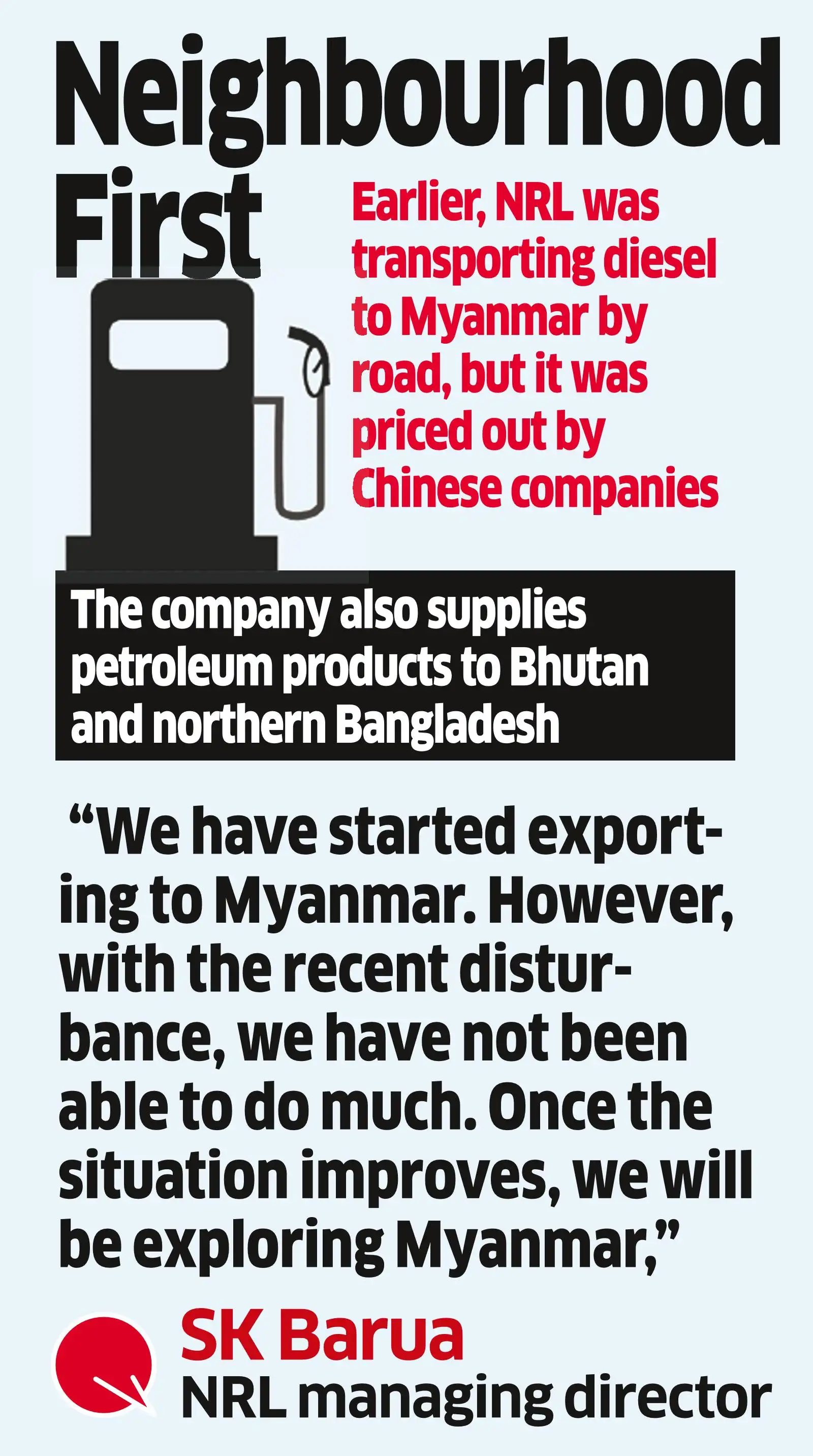 Act East: Assam-based NRL plans fuel retail JV in Myanmar - The ...