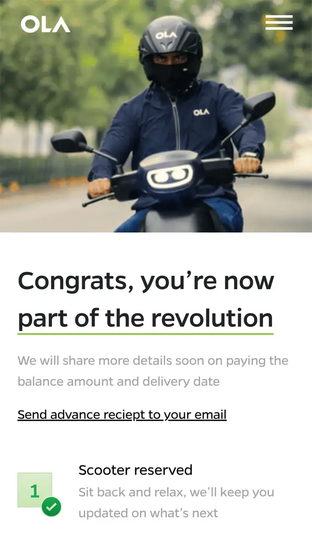 Ola Electric Scooter Booking: Now you can pre-book Ola electric scooter ...