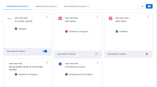 ITR Bank Account Pre Validate: How to pre-validate bank account to ...