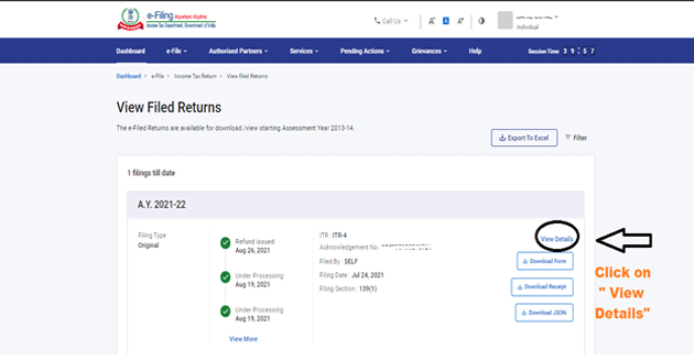 ITR Refund Status: How to check income tax refund status - The Economic ...