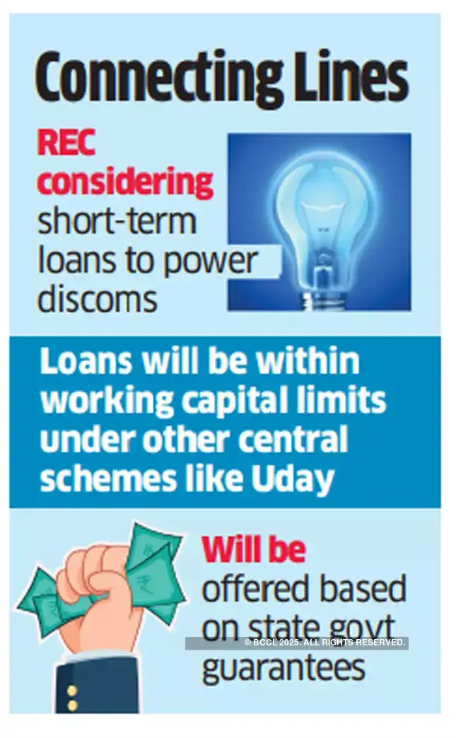 Short-term loans in the works for power discoms - The Economic Times
