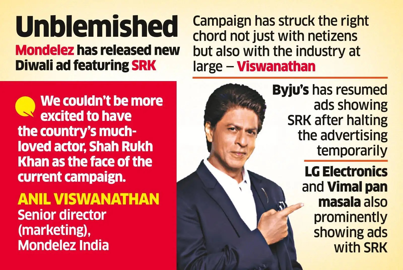 SRK Ads: Ads featuring SRK back on mainstream, Social Media - The ...