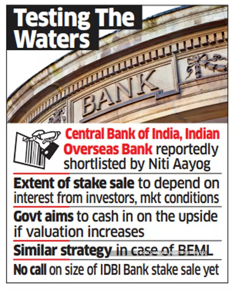 Bank privatisation not in one go, govt may retain at least 26% in 2 ...