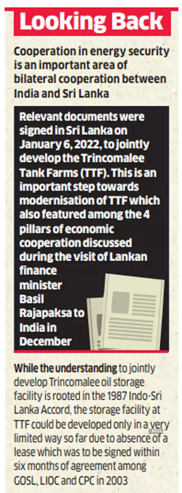 Trincomalee oil tank deal a result of 30 years of Indo-Lankan effort ...