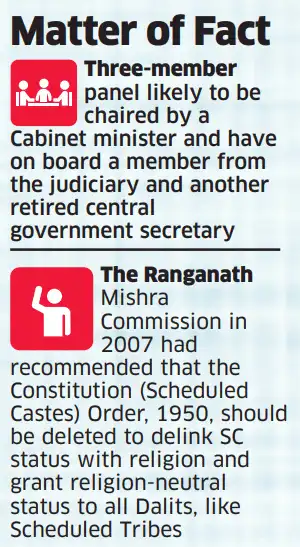 Scheduled Caste Benefits: Centre mulls panel to explore Scheduled Caste ...