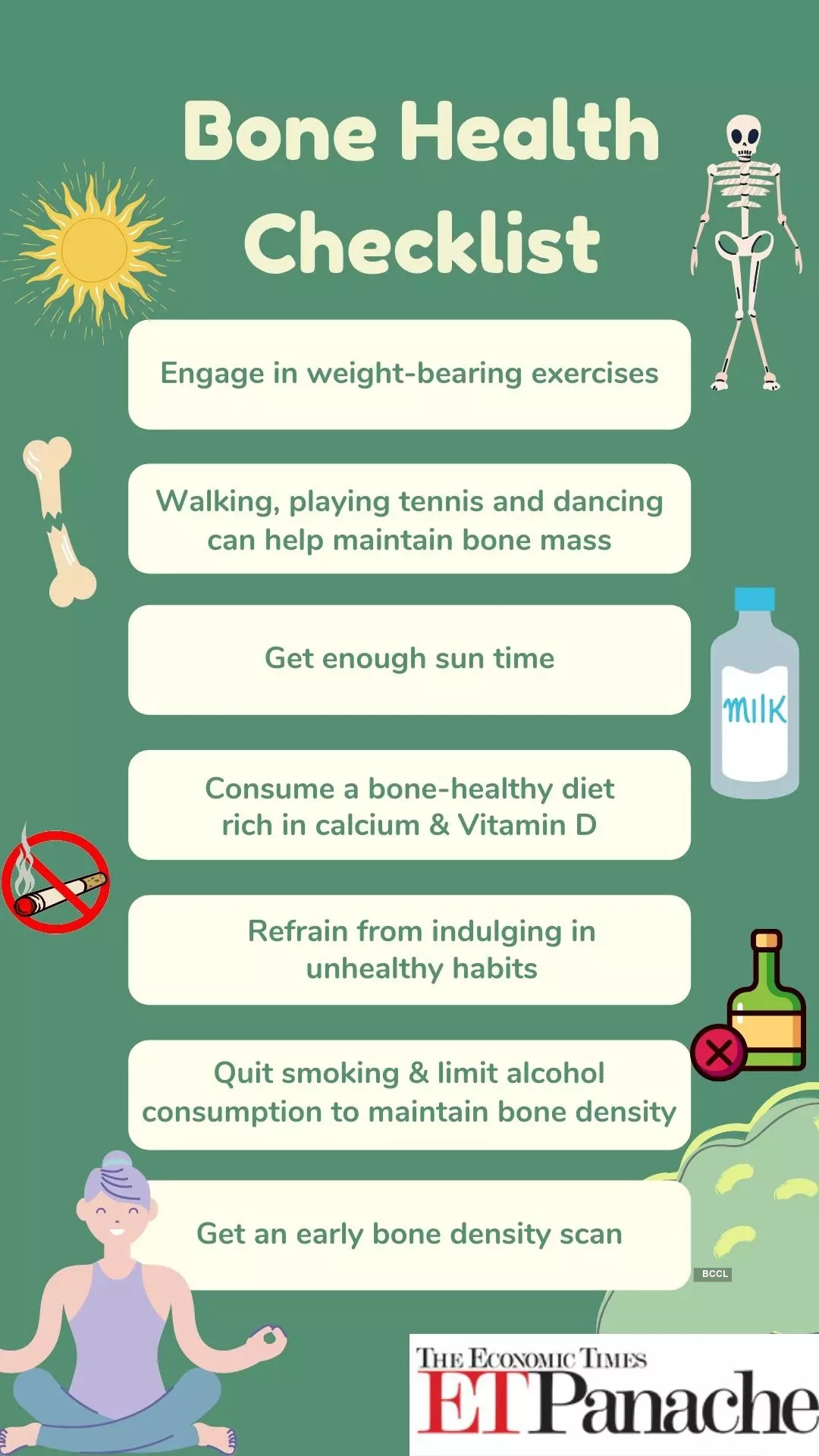 women health: Ladies, make no bones about seeking help when it comes to your bone health! Timely ...