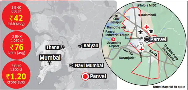 Property in Mumbai: Realty hot spot series: Average cost of 3BHK is Rs ...