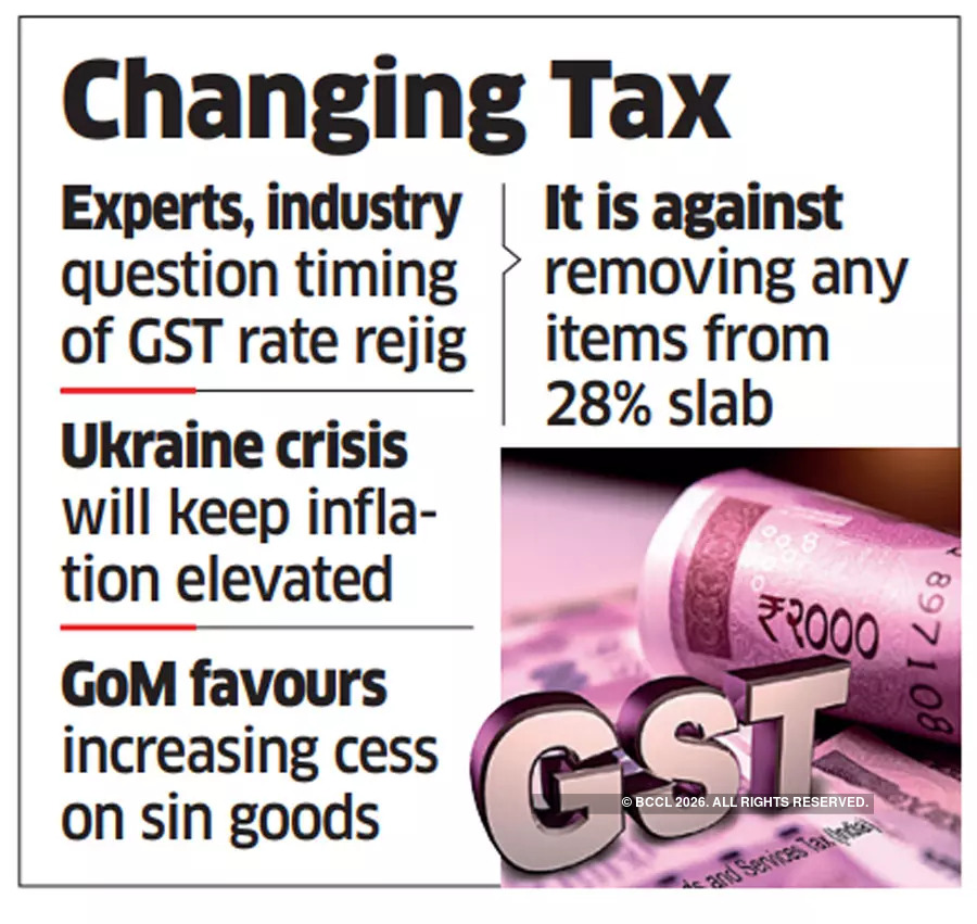 GST Rate: States panel may propose a single 15% GST levy by merging 12% ...