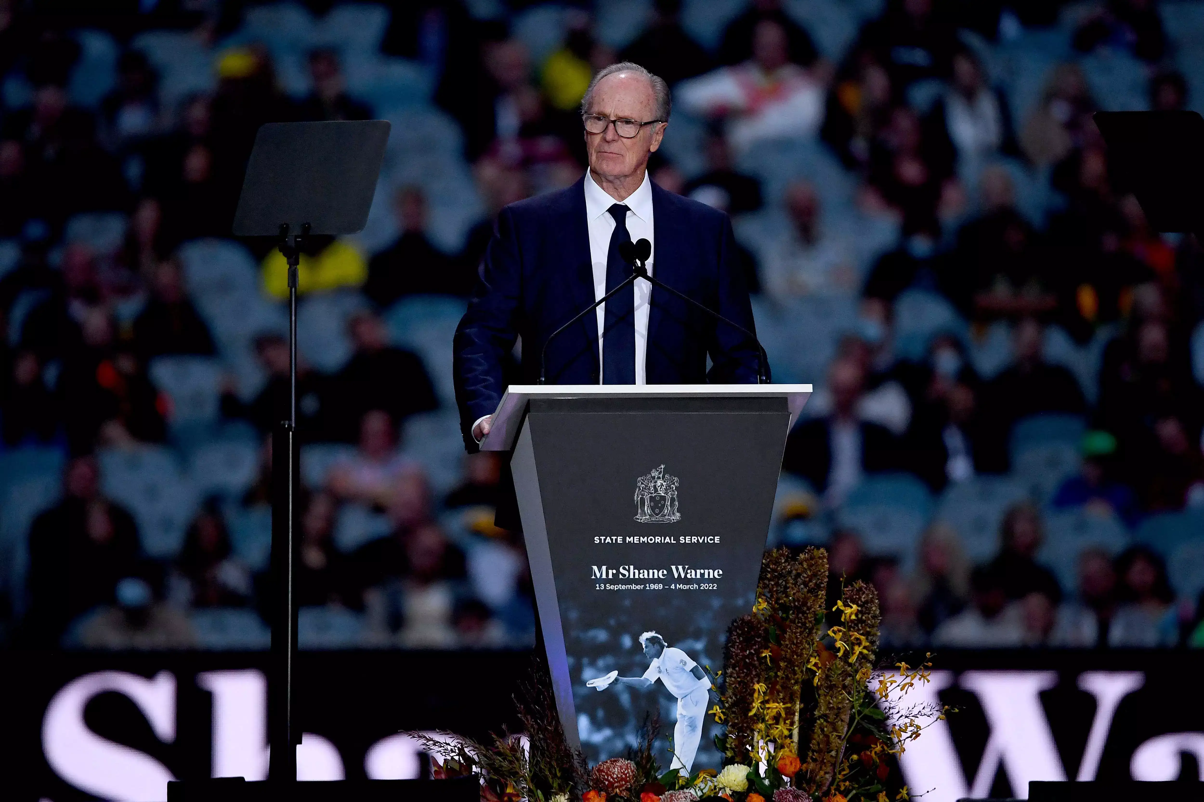 Shane Warne farewell: Shane Warne memorial service: Fans, family ...