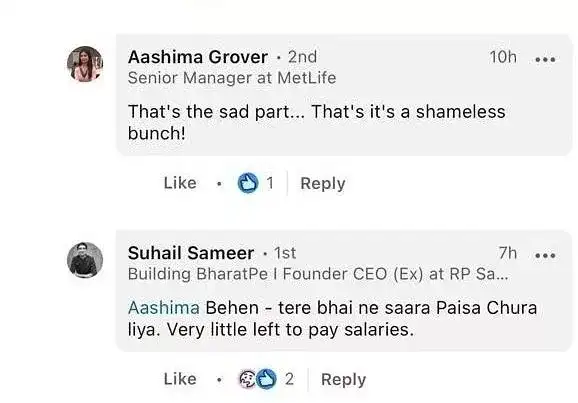 BharatPe CEO Suhail Sameer says Ashneer Grover ‘stole money’, later ...