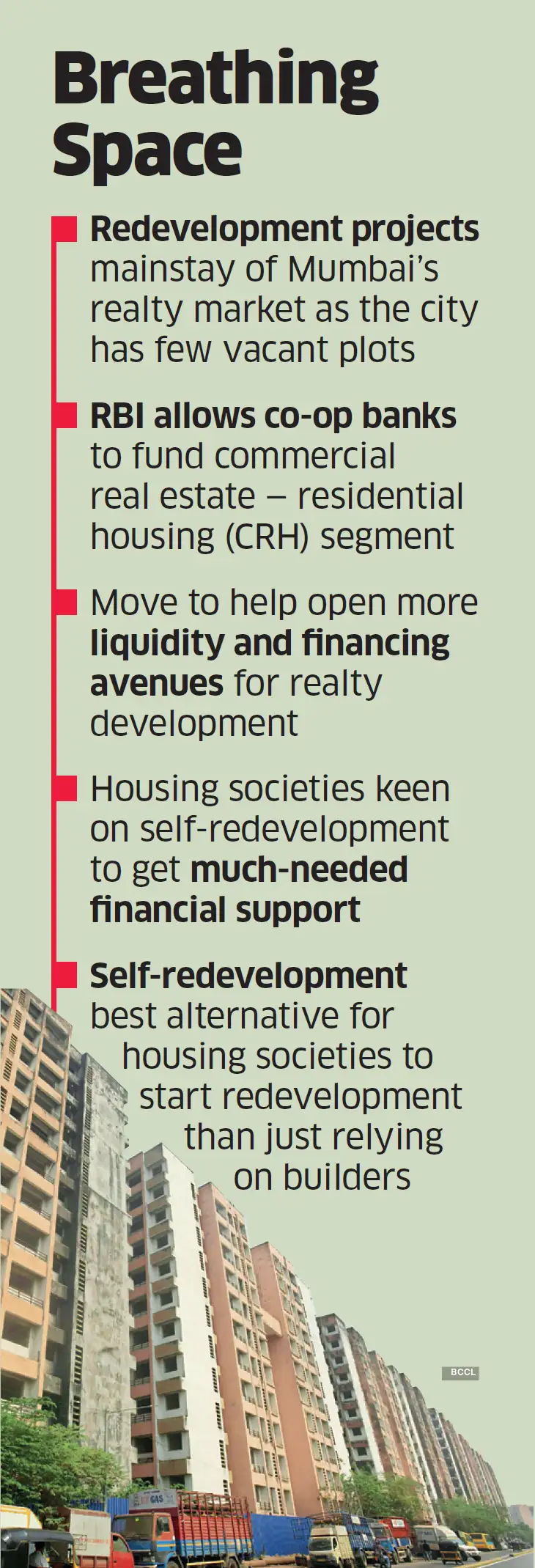 Mumbai Redevelopment Projects: RBI’s nod for financing to help bolster self-redevelopment ...