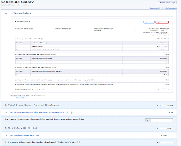 ITR 2 Online Filing: How to file ITR-2 online with salary income ...