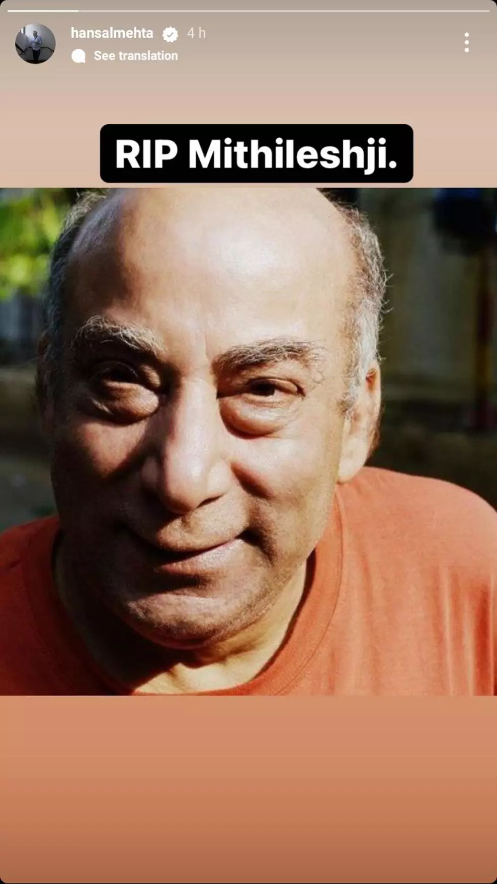 Mithilesh Chaturvedi Death News: Veteran actor Mithilesh Chaturvedi ...