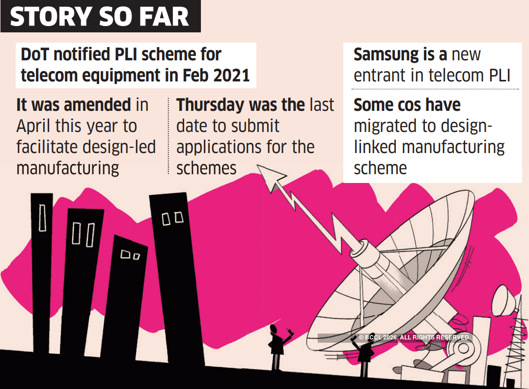 pli: DoT gets 26 applications from companies including Samsung for PLI ...