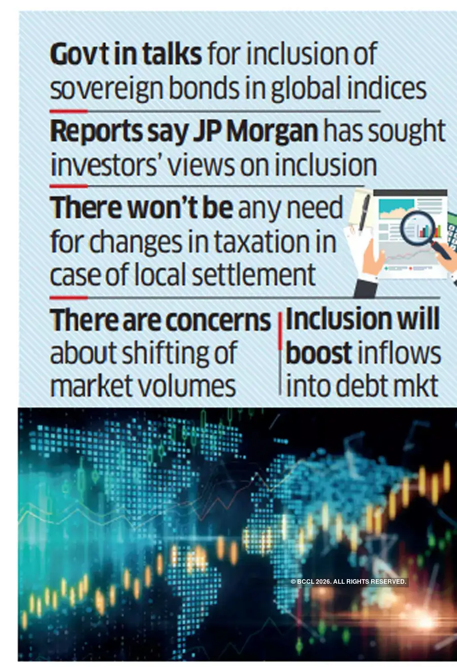 Sovereign Bonds: India eyes local settlement of trades if G-Secs ...