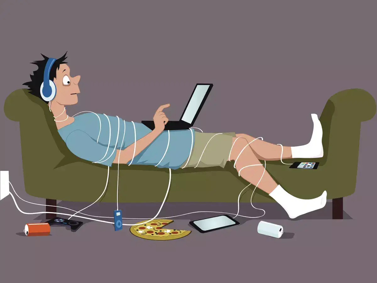 blue light exposure: Put your devices away. Spending too much time on ...