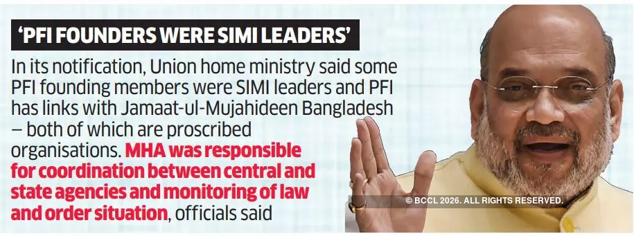 pfi ban news: 1,400 cases filed against PFI cadres across India - The ...