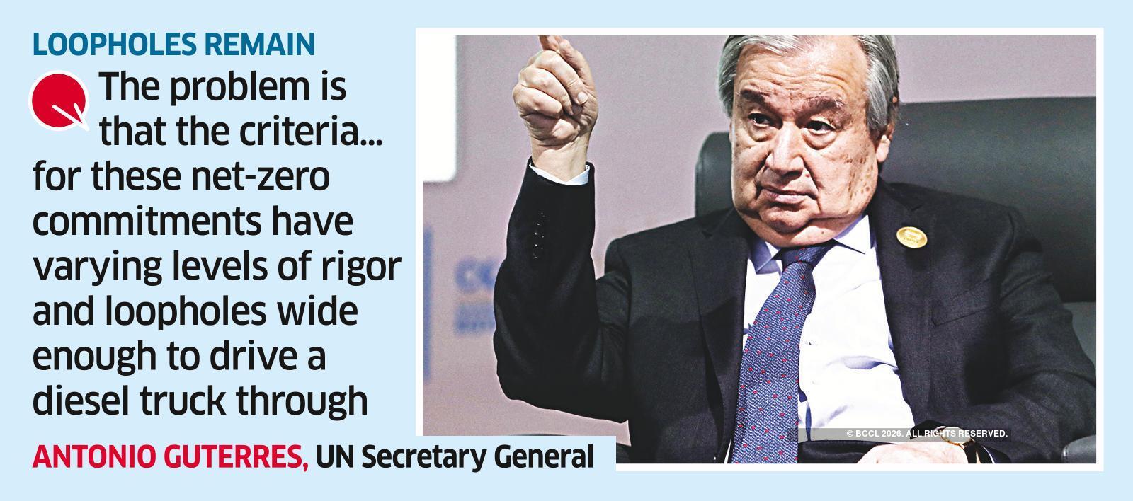 UN expert panel: Non-state entities' net zero carbon pledges not enough ...