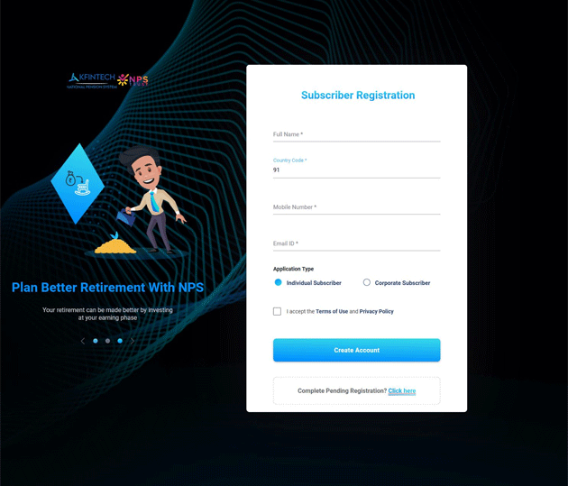 nps account online: How to open NPS account online - The Economic Times