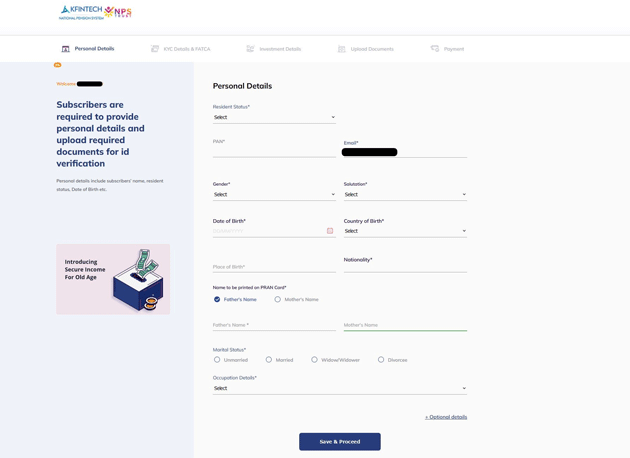 nps account online: How to open NPS account online - The Economic Times
