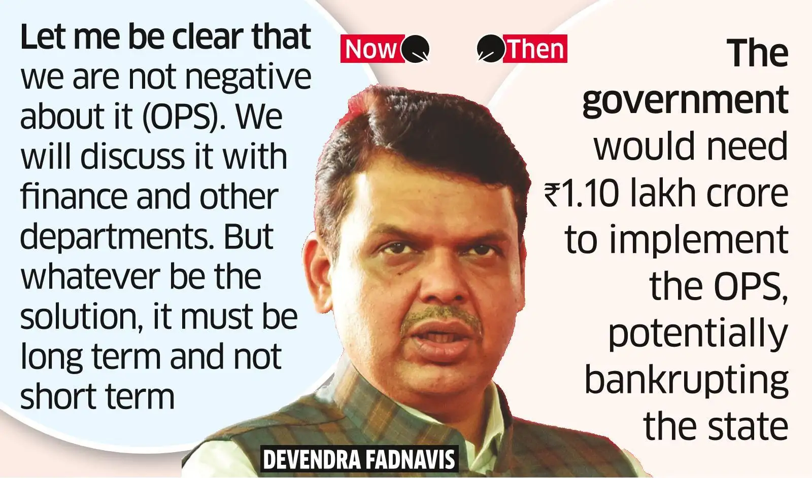 bjp: Fadnavis' about-face on old pension scheme puts Karnataka BJP in ...