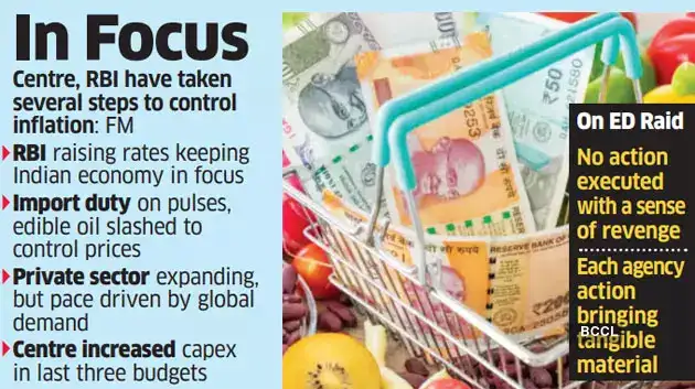 Government, RBI to ensure inflation stays in check: Nirmala Sitharaman ...