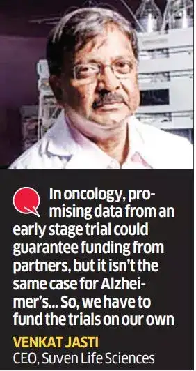 Suven Life Sciences breathes new life into drug discovery plans - The ...