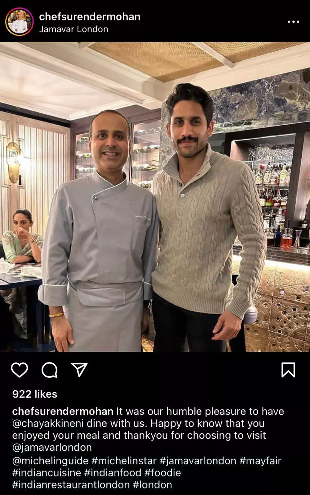 naga chaitanya: Pic of Naga Chaitanya with Sobhita Dhulipala from their ...