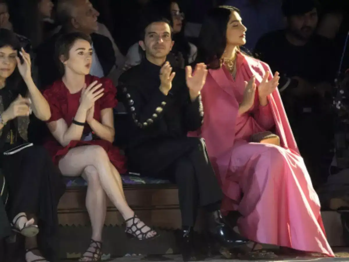 Saree-inspired skirts, silk dresses rule as Dior turns Mumbai's iconic ...