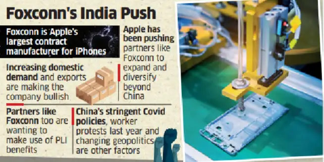 Foxconn Looks to Expand Chennai iPhone Facility - The Economic Times