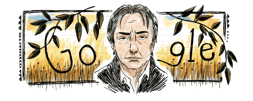 Alan Rickman: Google celebrates 'Harry Potter' star Alan Rickman's ...