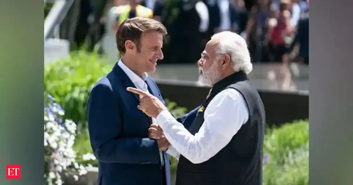 pm modi: "Thank you, my friend Emmanuel Macron!" PM Modi on being Guest ...