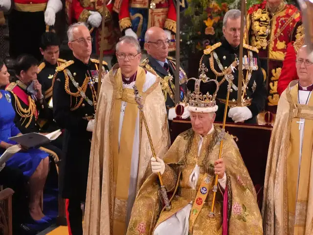 Ceremonial outfits - King Charles III crowned at London's Westminster Abbey | The Economic Times