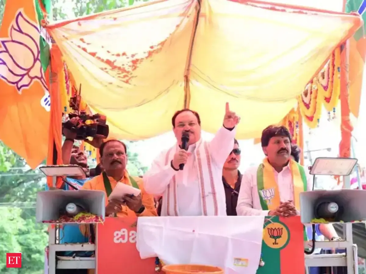 jp nadda: 'After Ram Lalla, Congress is locking Bajrang Bali': BJP ...