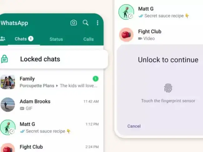 whatsapp chat lock feature: WhatsApp rolls out new Chat Lock feature ...