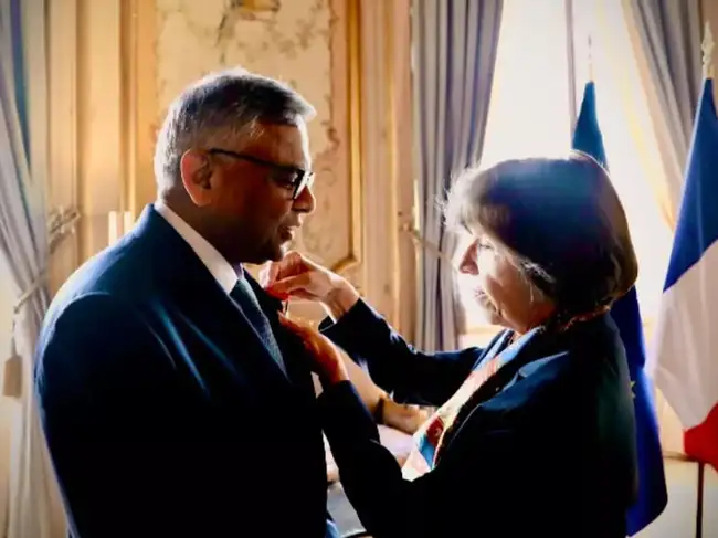 n chandrasekaran: 'You are a true friend of France.' Tata Group ...