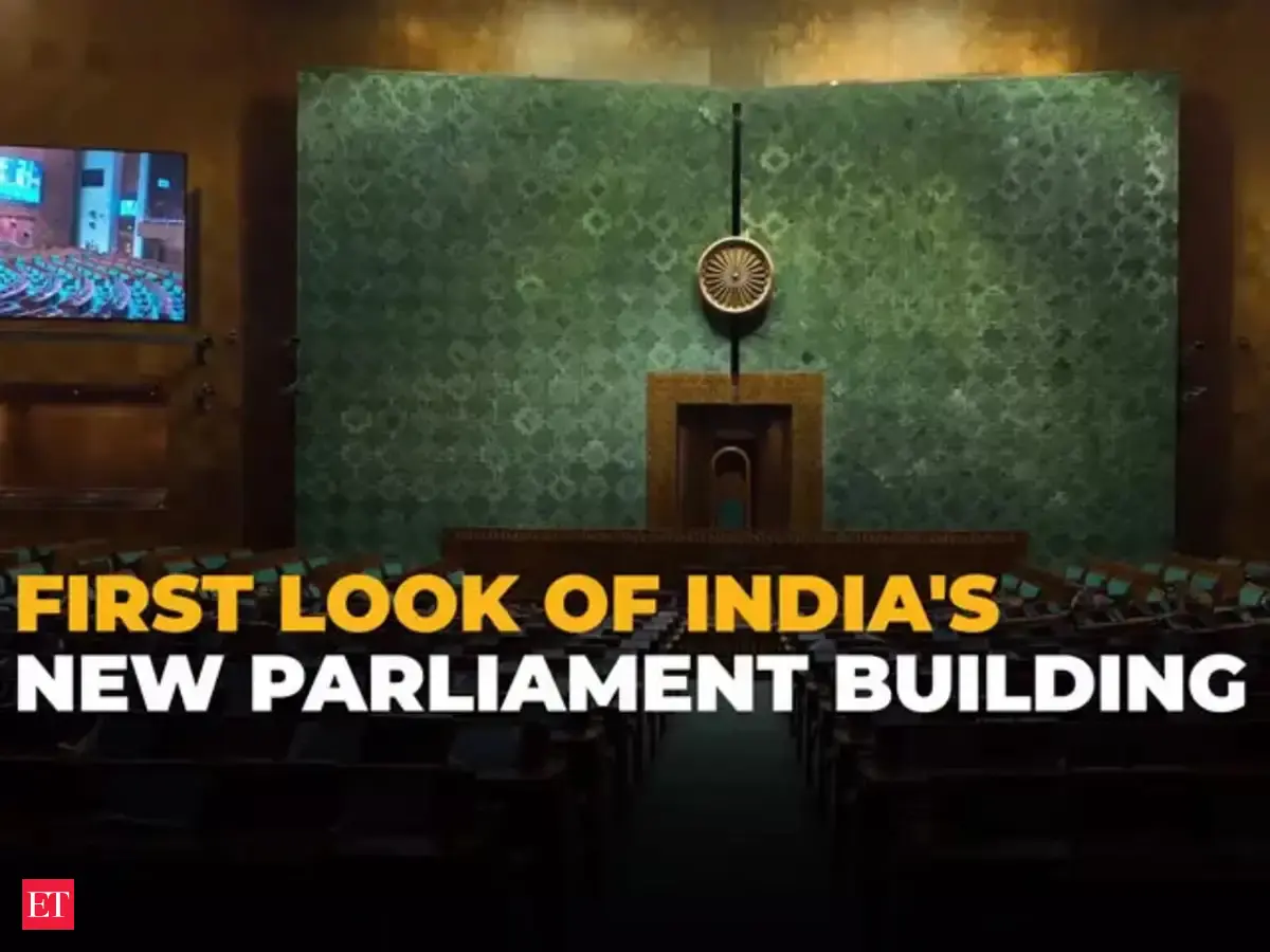 First look of India's new Parliament building, watch! - The Economic ...