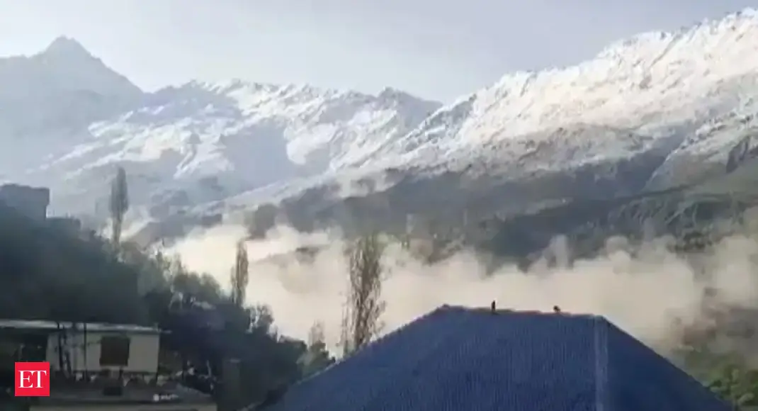 Himachal: Higher reaches of Lahaul and Spiti receive fresh snowfall - The Economic Times Video ...