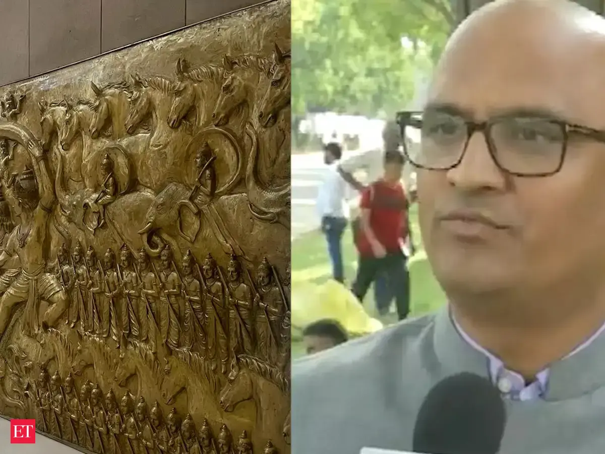 parliament: Meet sculptor Naresh Kumar Kumawat, who has decorated new ...